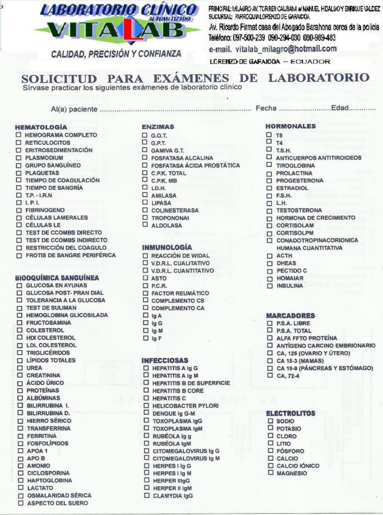 Laboratorio De Anlisis Clnicos Hospital De Da