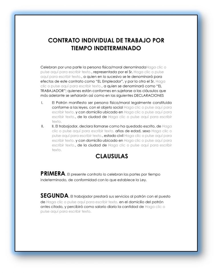 Tipos De Contratos De Trabajo 2022
